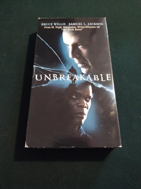 UNBREAKABLE (VHS, 2001) Bruce Willis Samuel L Jackson £4.53 - PicClick UK