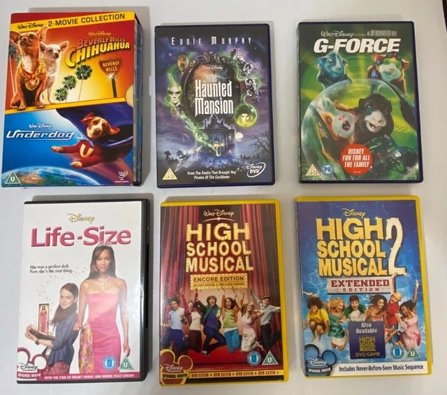 KIDS DVD, BUNDLE, 6x, Disney, DVDs, High School Musical, G-Force, DVD,# ...
