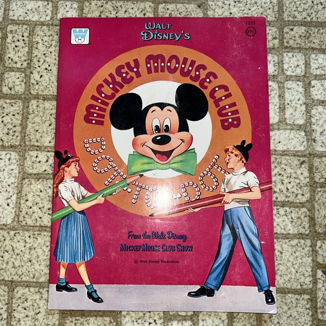VINTAGE 1957 MICKEY MOUSE CLUB Dot-To-Dot Activity Coloring Book £7.38 ...