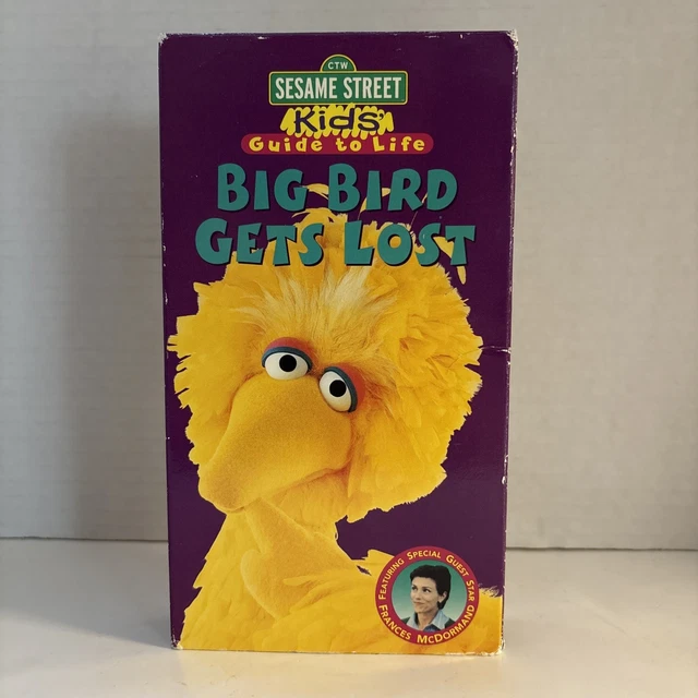 SESAME STREET BIG Bird Gets Lost With Frances Mcdoemand 1997 VHS $24.89 ...