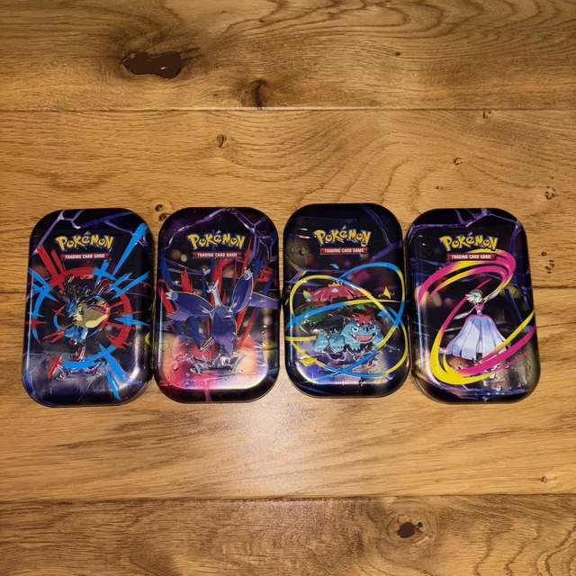 POKÉMON TCG MEGA Evolution 4x Mini Tins New & Sealed BRAND NEW FAST ...