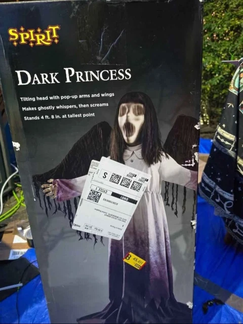 SPIRIT HALLOWEEN DARK Princess Animated Animatronic Prop £300.00 ...