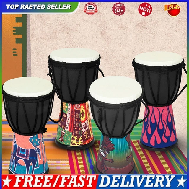 4 IN AFRICAN Drum Congo Drum PVC Drum Chamber Percussion Musical ...