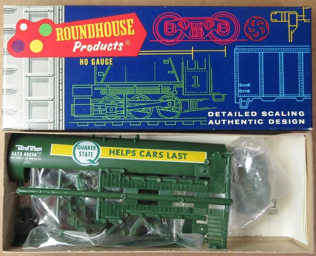 Roundhouse 1392 50 Quaker State Tank Car Kit Ho Scale Nos 1889 Picclick Ca