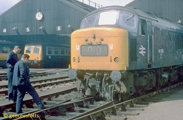 35MMRAILWAY SLIDE 46055 AT CARDIFF CANTON 23.4.77..ORIGINAL ...