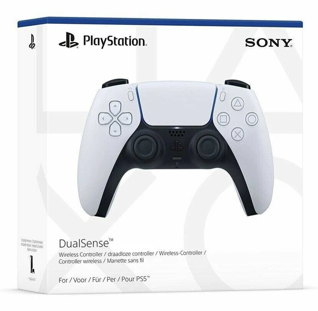 SONY PLAYSTATION 5 DualSense Gaming Controller PS5 Wireless White ...
