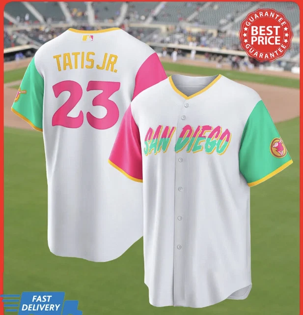 FERNANDO TATIS JR #23 San Diego Padres 2022 City Connect Jersey Large ...