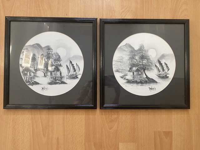ORIGINAL OIL PANTING by Thomas Mak Kon Yin Famous Hong Kong Chinese ...