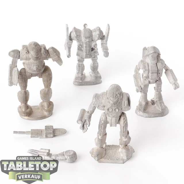 BATTLETECH - 4 x Assault Mechs: Pillager, Berserker, Awesome, Cyclops ...