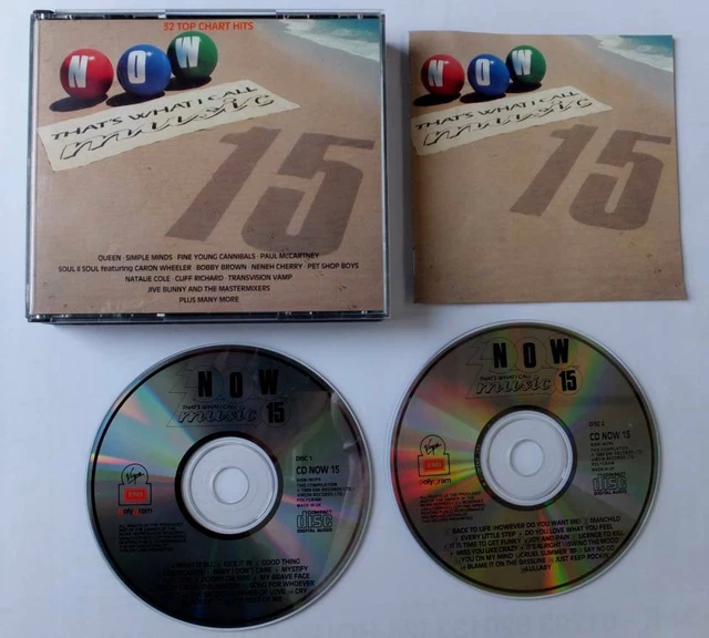 NOW THAT'S WHAT I Call Music 15 double cd in fat box with foam £25.24 ...