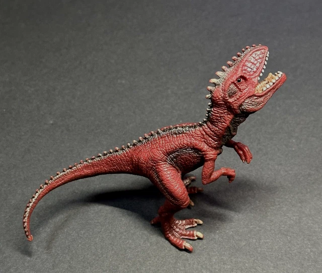 SCHLEICH 14548 GIGANOTOSAURUS Red Small Dinosaur Figurine Toy - RETIRED ...