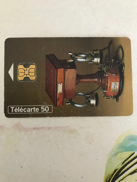 TELECARTE FRANCE TELECOM,COLLECTION historique n°5 Ader 50 u puce OB1 ...