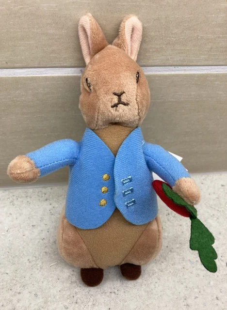 PETER RABBIT SOFT Toy Cuddly Plush Traditional Beatrix Potter Bunny ...