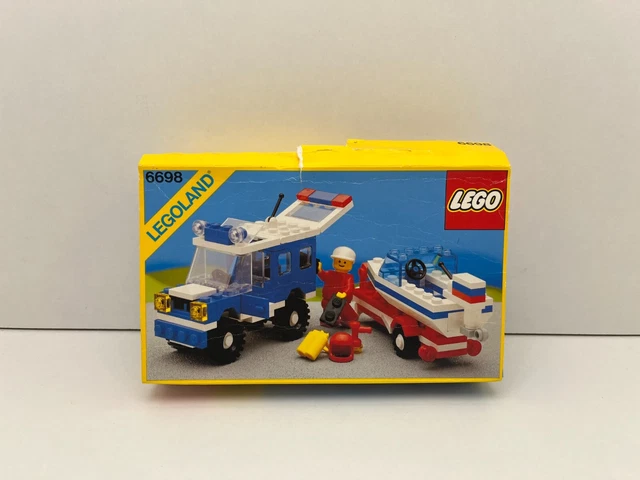 LEGO® LEGOLAND TOWN 6698 RV with Speedboat Komplett mit BA & OVP EUR 44 ...