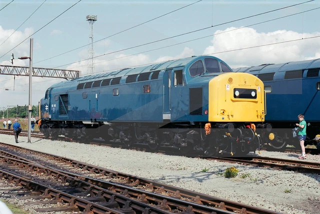 ORIGINAL 35MM NEGATIVE Class 40 BR Blue 40145 Crewe Bas Hall 1994 (BH ...