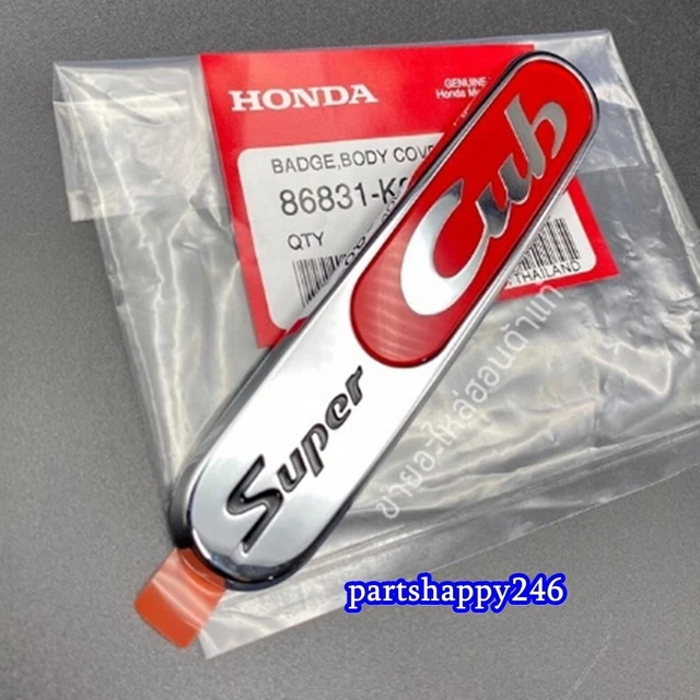 3D EMBLEM STICKER Decal Stickers Pad Logo Decals For Honda Super Cub ...
