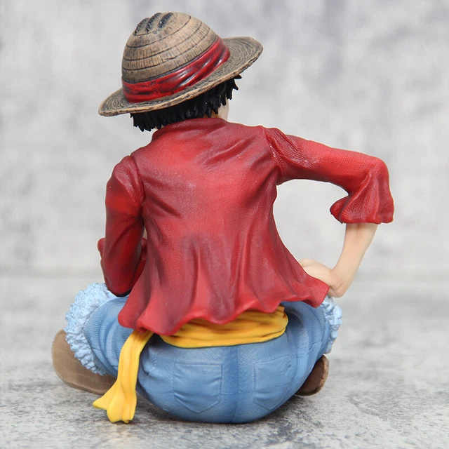 ONE PIECE LUFFY Sitting posture Figure Statue Anime Model Doll Toys New ...