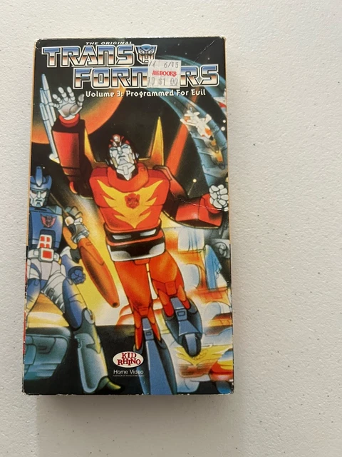 THE ORIGINAL TRANSFORMERS Vol. 3 Programmed For Evil VHS *BUY 2 GET 1 ...
