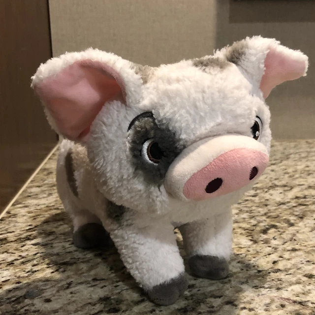 DISNEY STORE FLUFFY Moana Pua The Pig 10” Plush Stuffed Animal Toy £9. ...
