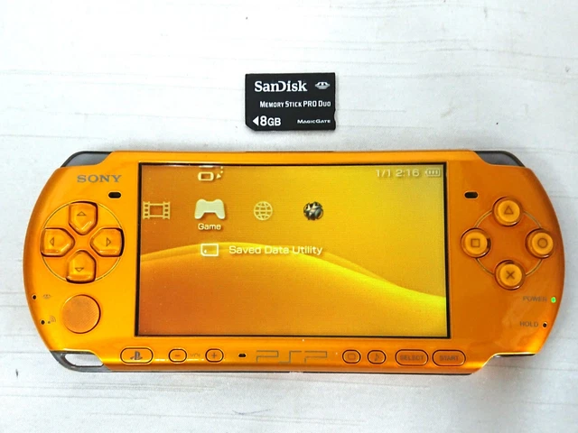 CONSOLE SONY PSP-3000 jaune vif fonctionne modèle japonais EUR 89,50 - PicClick FR