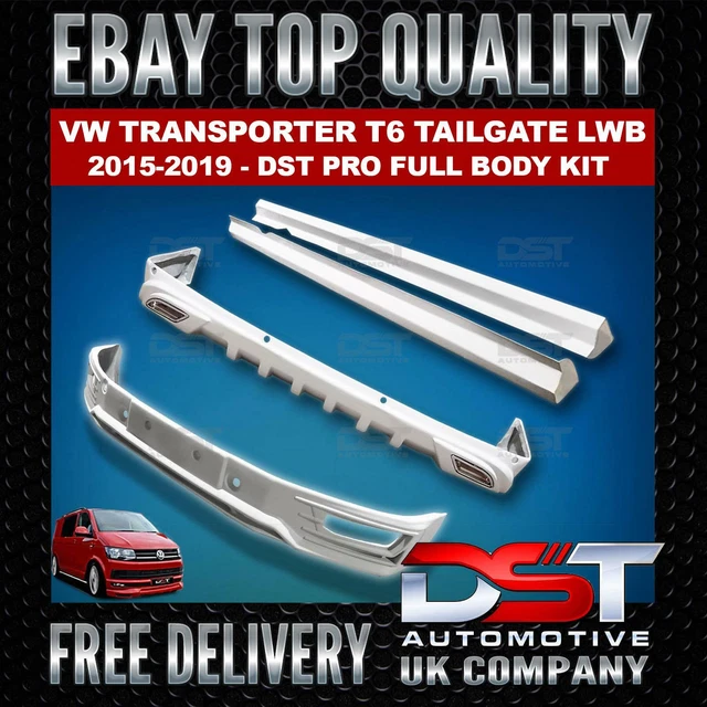 FITS DST PRO Full Body Kit For Volkswagen Vw T6 2015-2019 Lwb Tailgate ...