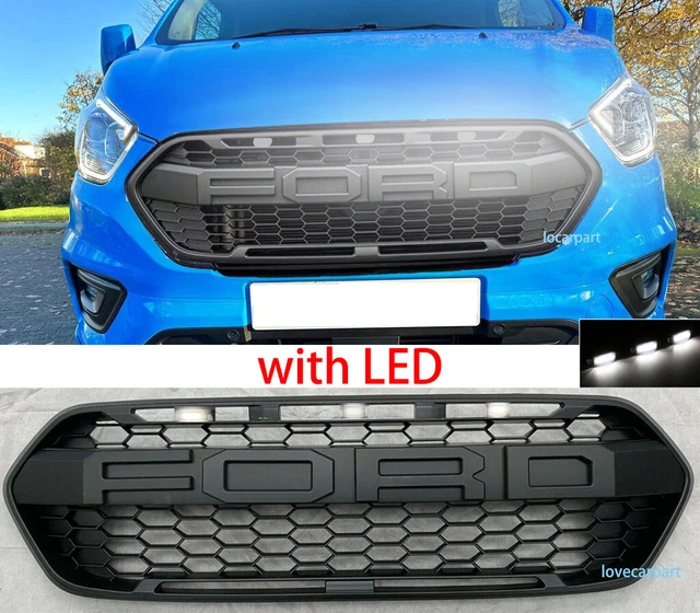 GRILLE DE CAPOT style Raptor pour Ford Transit Custom Grill 2018-2023 ...