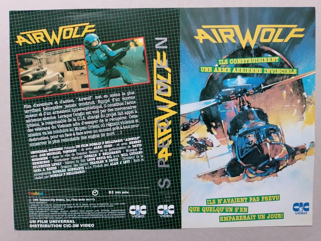 JAQUETTE VHS - Air Wolf - Vhs Sleeve EUR 7,00 - PicClick FR