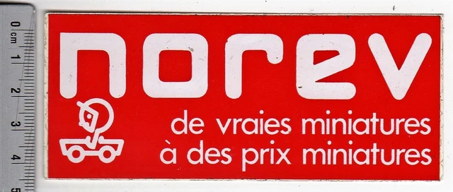 ANCIEN AUTOCOLLANT STICKER Publicitaire PROMO NOREV DE VRAIES ...