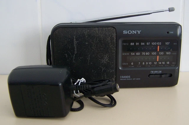 SONY FM/MW/SW RADIO - MODEL- ICF 490S - WORKING . 1990's $28.00 ...