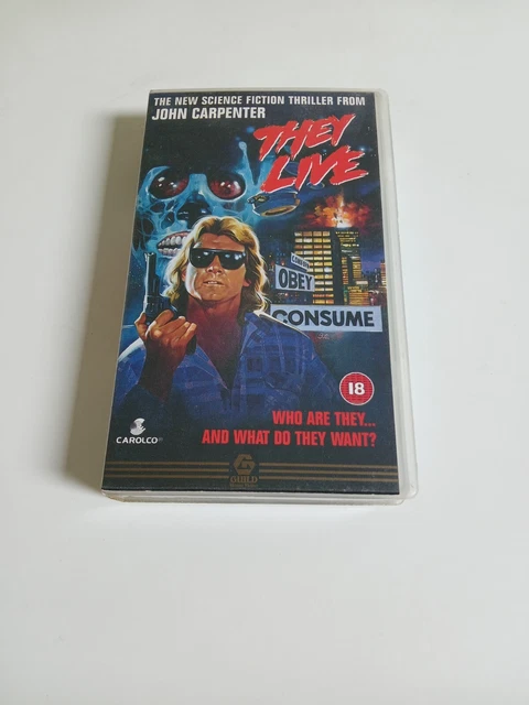 THEY LIVE VHS Video Tape Film 1995 Cert 18 £44.99 - PicClick UK