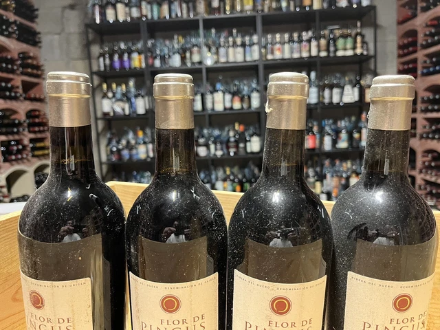 1 BOTLE FLOR DE PINGUS Ribeira Del Duero 2008 PK96 IDW96 VA92 JS91 JR17 ...