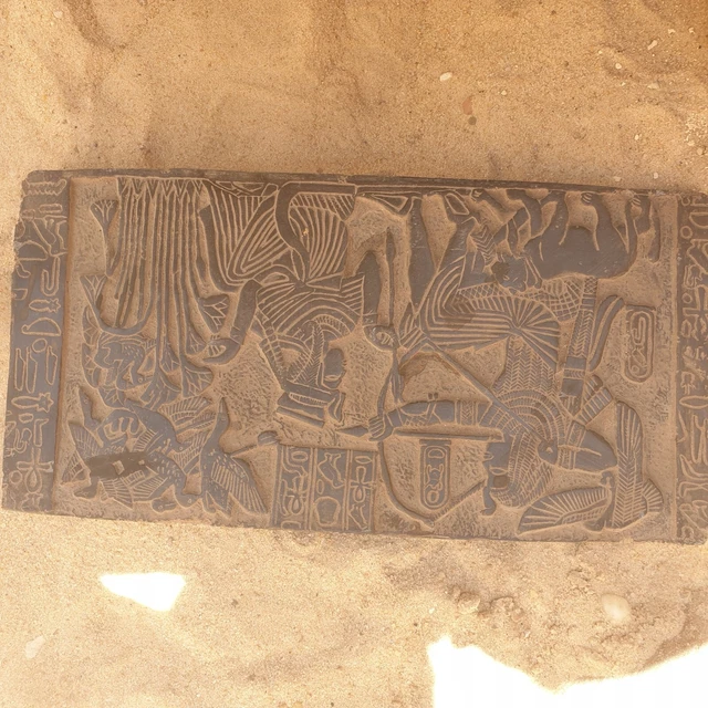 RARE ANTIQUE ANCIENT Egyptian Stela King & queen Hunting Ducks,God Lion ... RARE ANTIQUE ANCIENT Egyptian Stela King & queen Hunting Ducks,God Lion ...