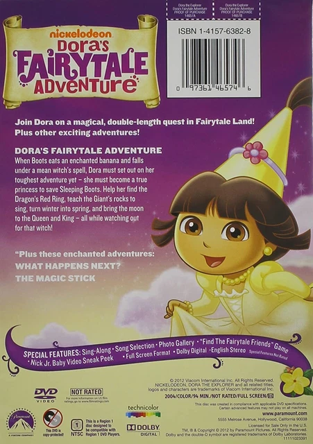 DORA THE EXPLORER: Dora's Fairytale Adventure (DVD) (US IMPORT) £7.34 ...