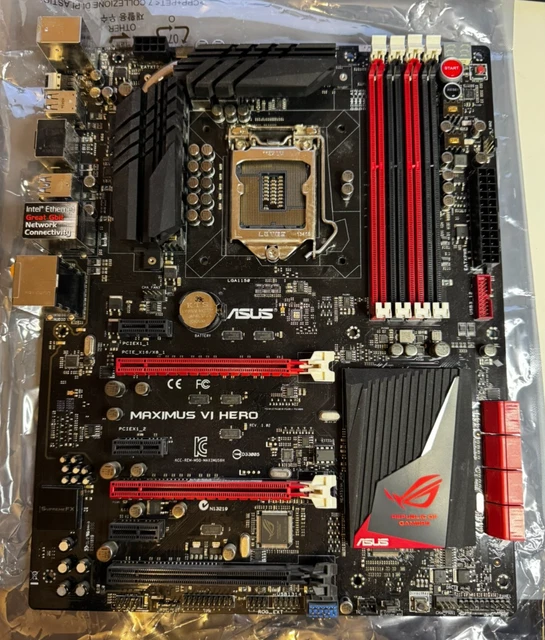 ASUS MAXIMUS VI Hero, LGA 1150/Socket H3, Intel Motherboard £49.78 ...
