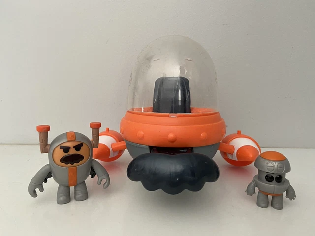 CBEEBIES GO JETTERS Grimbler with Grand Master Glitch & Grimbot Figures ...