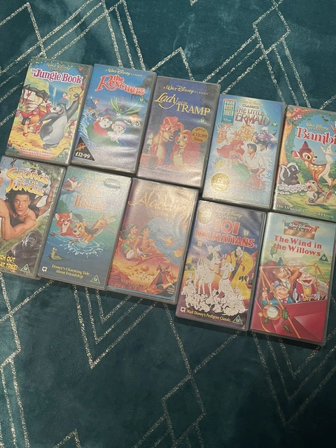 VHS DISNEY tapes bundle £54.99 - PicClick UK