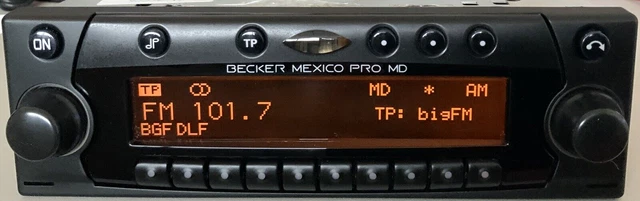 BECKER MEXICO PRO MD Minidisc Autoradio BE 4937 generalüberholt Display ...