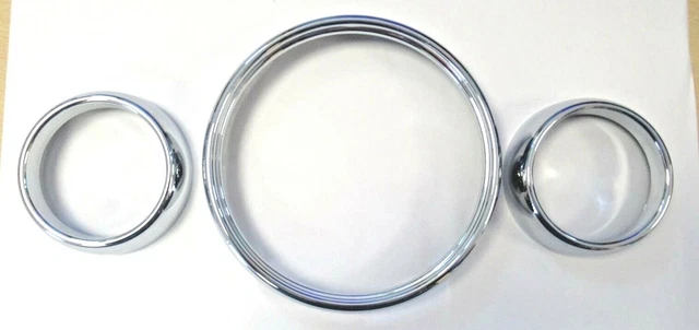 MINI BMW R50 R52 R53 Speedo Centre Console Dash Trim Surround Rings ...