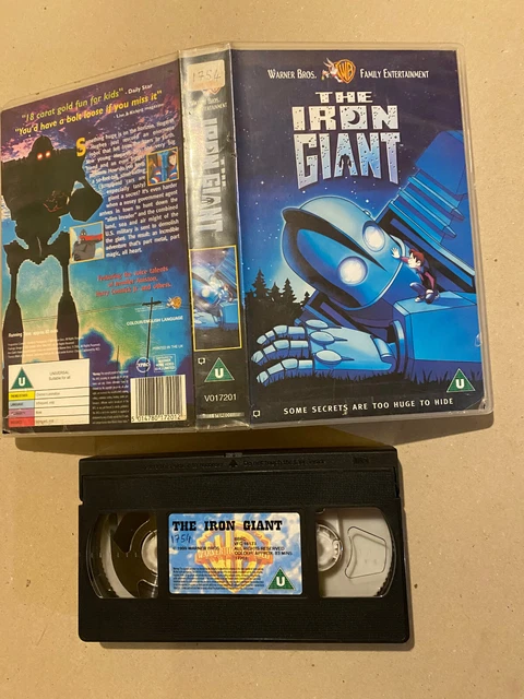 THE IRON GIANT childrens film VHS VIDEO RARE BIG CASE £8.00 - PicClick UK