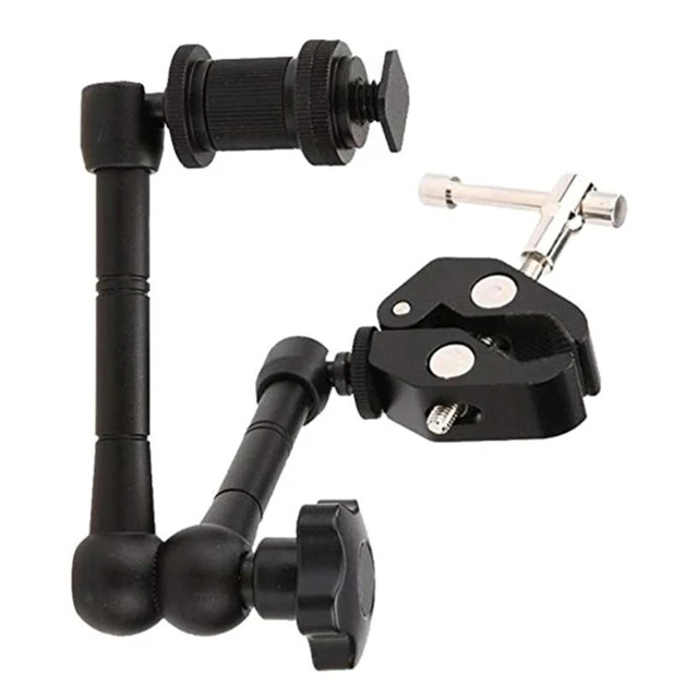 ARTICULATED CAMERA ARM Super Clamp For Monitor Mic £16.30 - PicClick UK