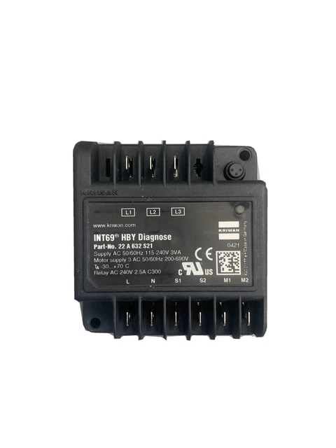 KRIWAN COMPRESSOR PROTECTION module INT69 HBY (22 A 632 S21) $89.99 ...