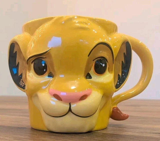 DISNEY THE LION King Simba 3d Mug Face Tea Coffee Brew Gift Idea £13.95 ...