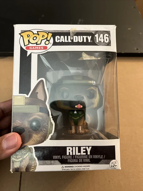 FUNKO POP GAMES: Call Of Duty Riley (Dog) #146 VAULTED New In Box ...