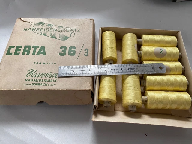 ORIGINAL BOX OF German Army / Luftwaffe Cotton / Thread for Insignia ...