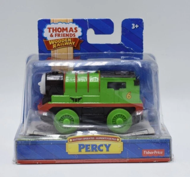 PERCY 6 BATTERY Operated Diecast Engine Train Thomas & Friends Fisher ...