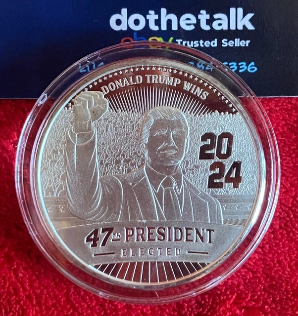 CELEBRATE 2025 INAUGURATION TRUMP WINS WON 2024 1 OZ SILVER ROUND COIN ...