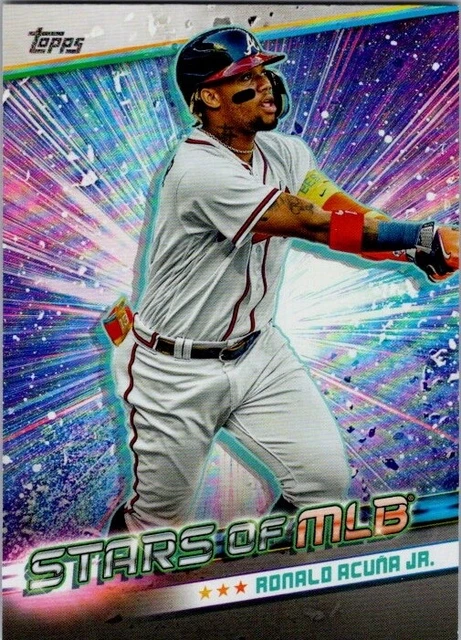 RONALD ACUNA JR. 2024 Topps Series 1 Stars of MLB #SMLB-3 Atlanta Braves EUR 2,24 - PicClick IT