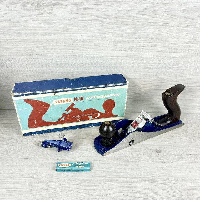 VINTAGE PARAMO NO 10 Plane Master Bench Plane boxed Original UNRESTORED ...