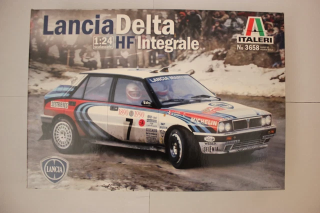 ITALERI LANCIA DELTA HF Integrale 3658 1:24 Car Model Kit £32.95 ...