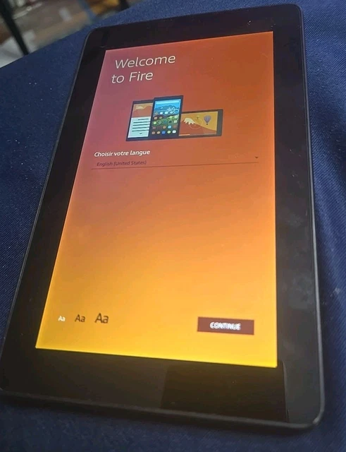 AMAZON FIRE TABLET 5th Gen 8 GB Model SV98LN Black kindle Tested No ...